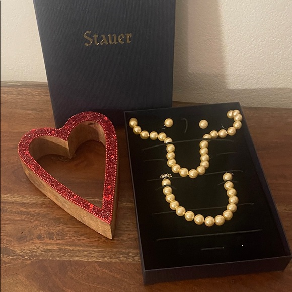 Stauer | Jewelry | Stauer Australian Pacific Golden Pearl Boxed Set ...